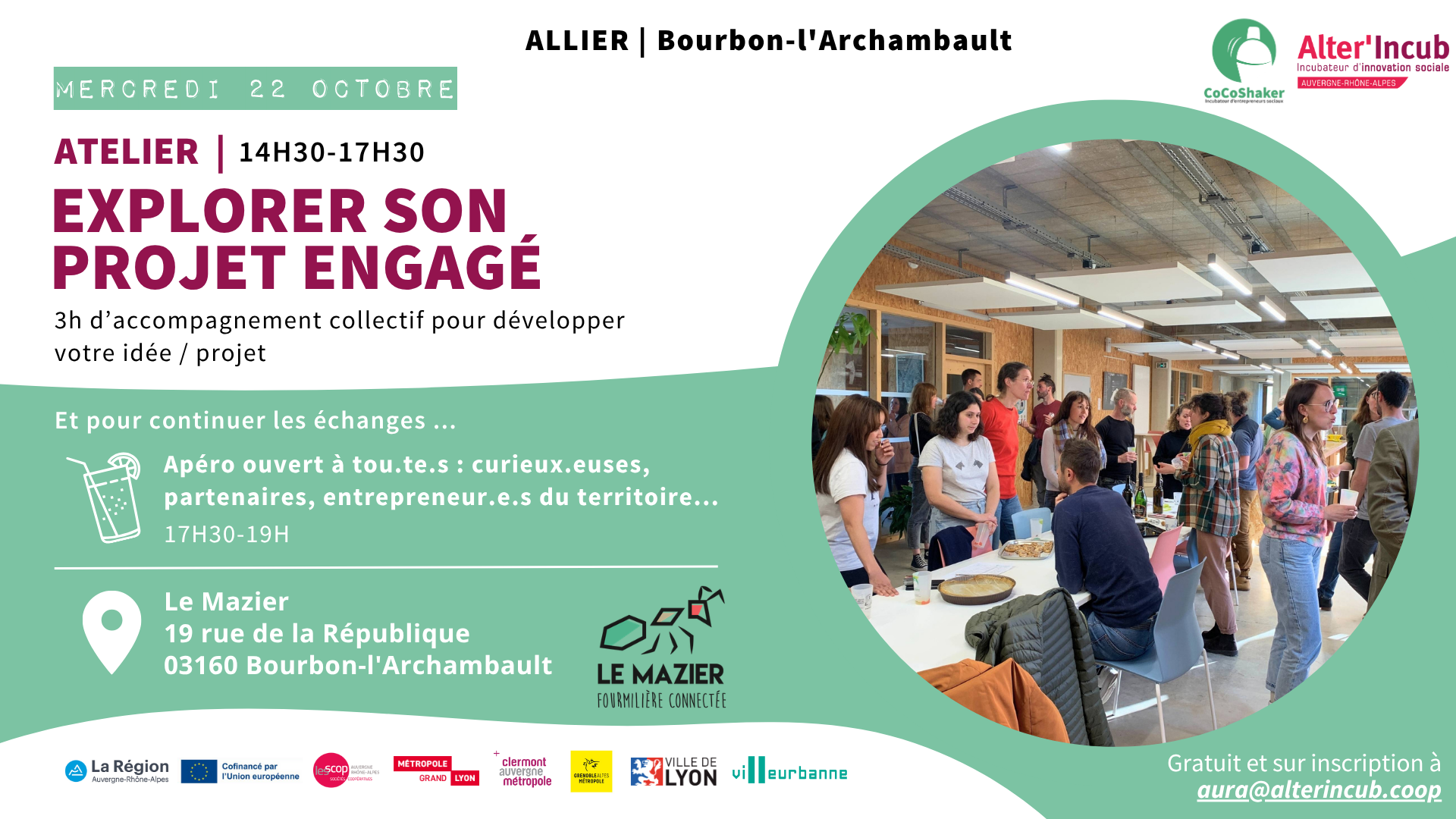 Explorez votre projet avec Alter'Incub et Cocoshaker | Alterincub AURA